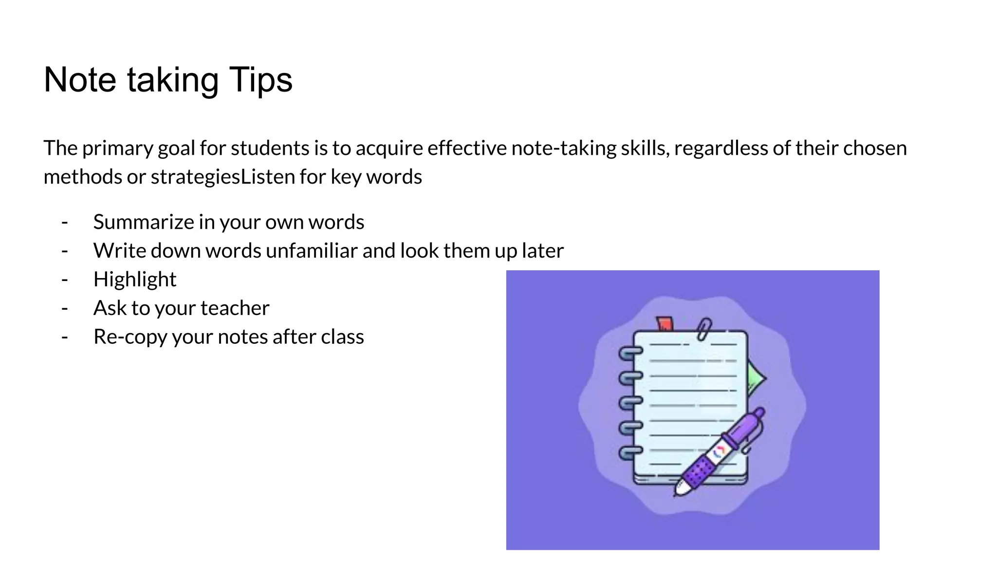 note taking strategies | PDF