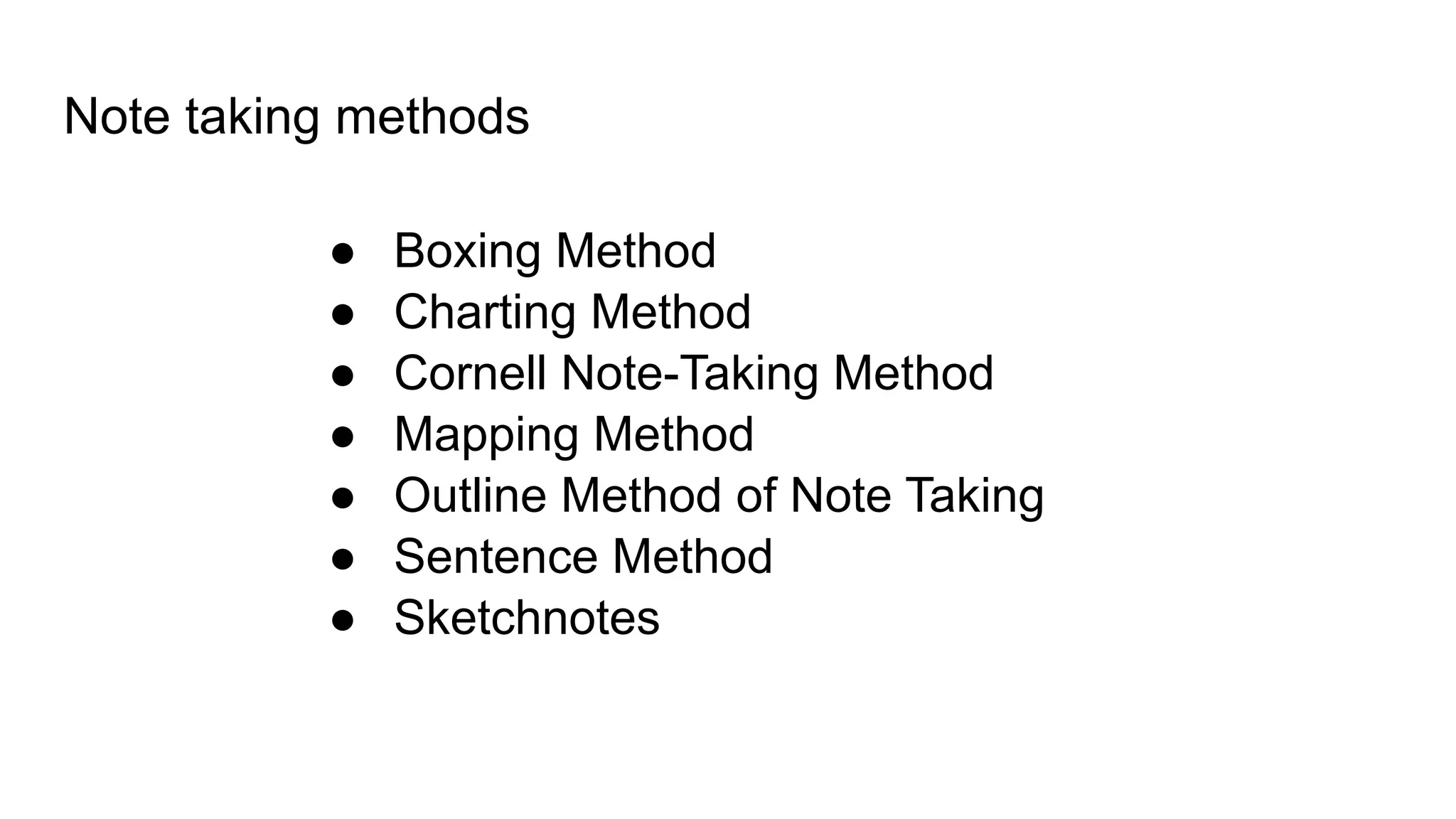 note taking strategies | PDF