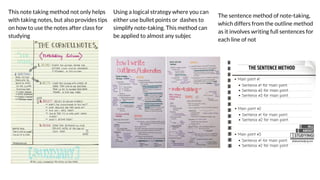 note taking strategies | PDF