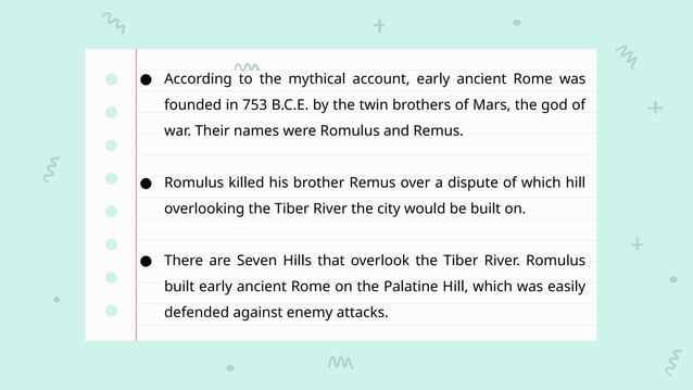 ROMAN EMPIRE-Main characteristics of Roman Empire for middle school | PPTX