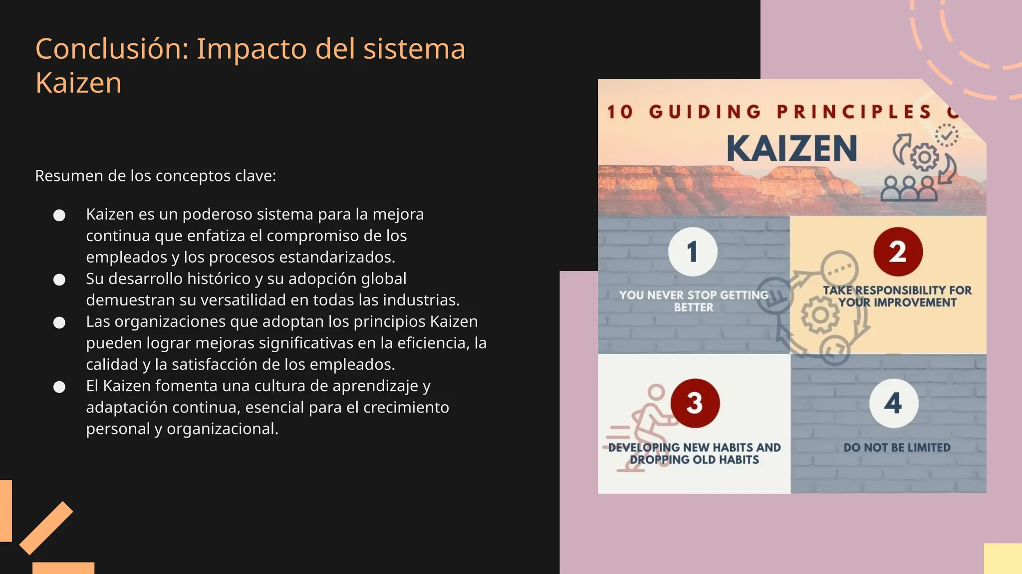 METODO KAIZEN RESUMIDO EN UNA PRESENTACION | PPTX