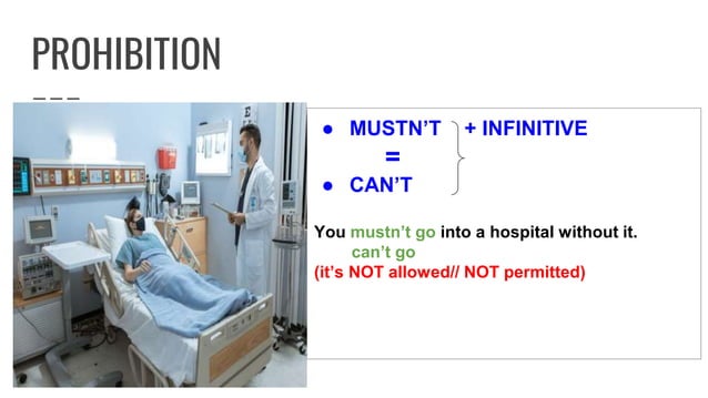 MODAL VERBS: OBLIGATION, NO OBLIGATION & PROHIBITION | PPT
