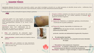maniobras evaluación paciente curso de semiología | PPTX