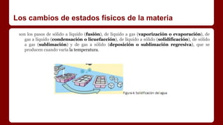 Cambios físicos y químicos de la materia | PPTX