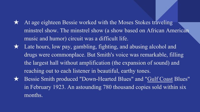 bessie smith | PPT
