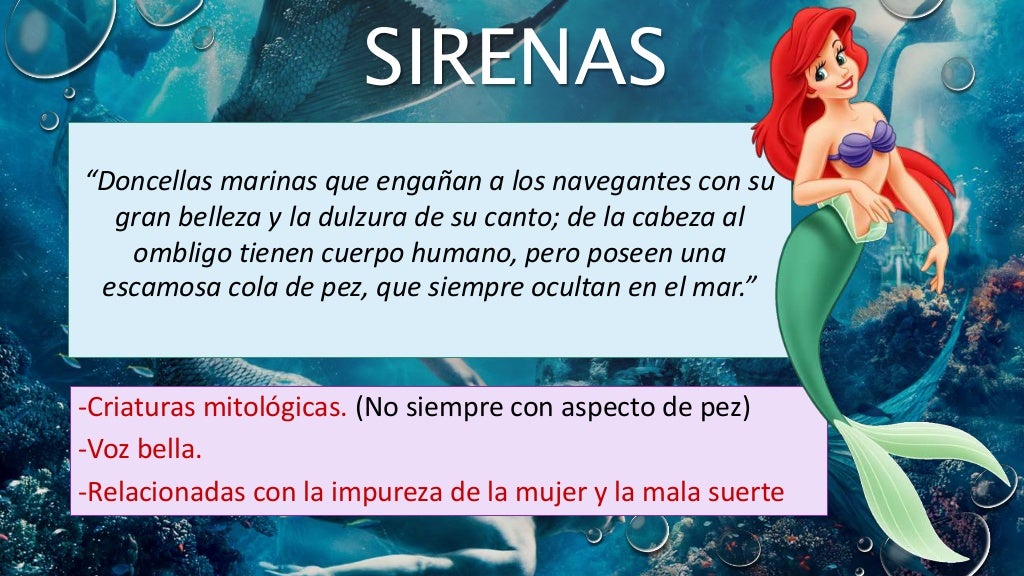 Presentación cuento de la sirenita