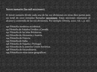 Bibliotecas: Fundamentos de los Sistemas de clasificación NLM, Dewey e ...