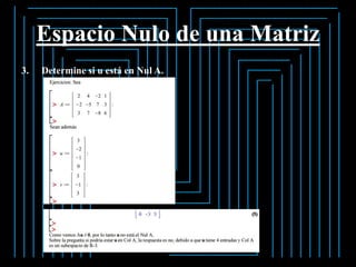 Presentación sobre Espacios Vectoriales. | PPTX