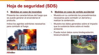 Presentación sustancias químicas peligrosas | PPTX
