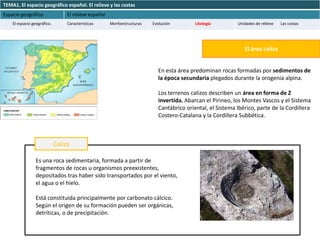 Tema 1: El espacio geográfico español. Diversidad geomorfológica (2) | PPSX
