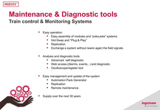 TCMS Presentation (Train Control & Monitoring Systems) | PPTX