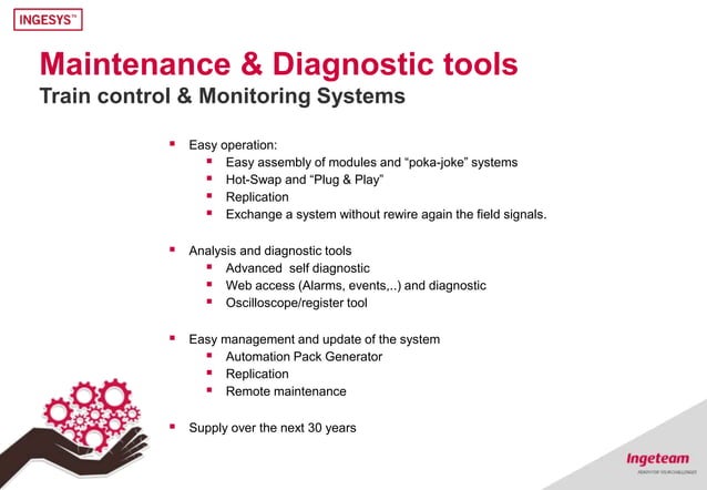 TCMS Presentation (Train Control & Monitoring Systems) | PPTX