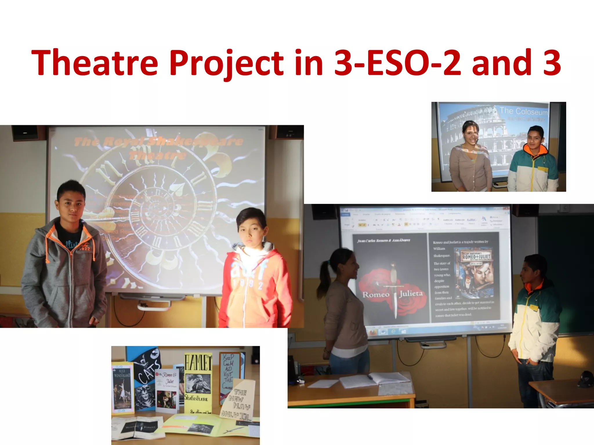 Presentation of the Theatre Project 3 ESO | PPT