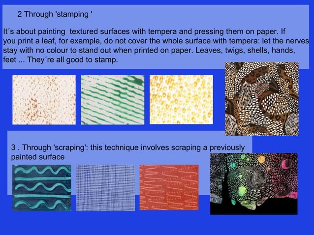 Presentation: the textures | PPT