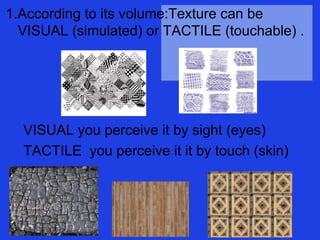Presentation: the textures | PDF