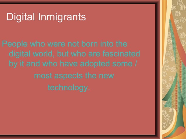 Digital Natives vs Digital immigrants | PPS