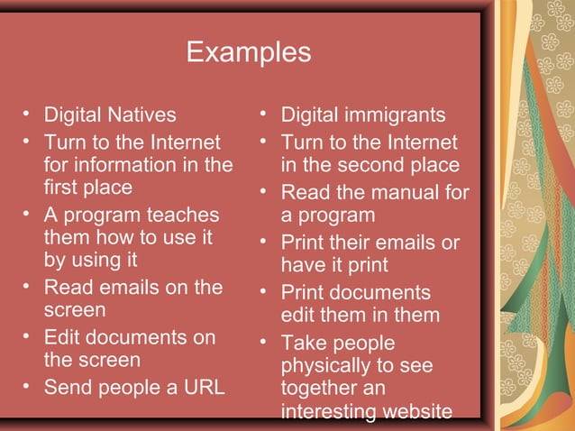 Digital Natives vs Digital immigrants | PPS