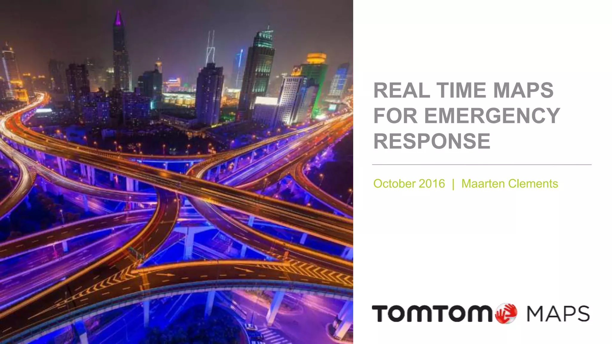 The Value of Real Time Maps in Emergency Management for Public Safety ...