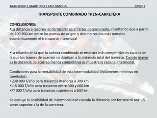 transporte marítimo e intermodal | PDF