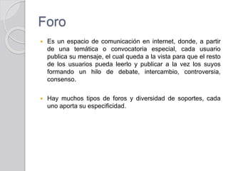 Foros JoséManuelRosales | PPTX