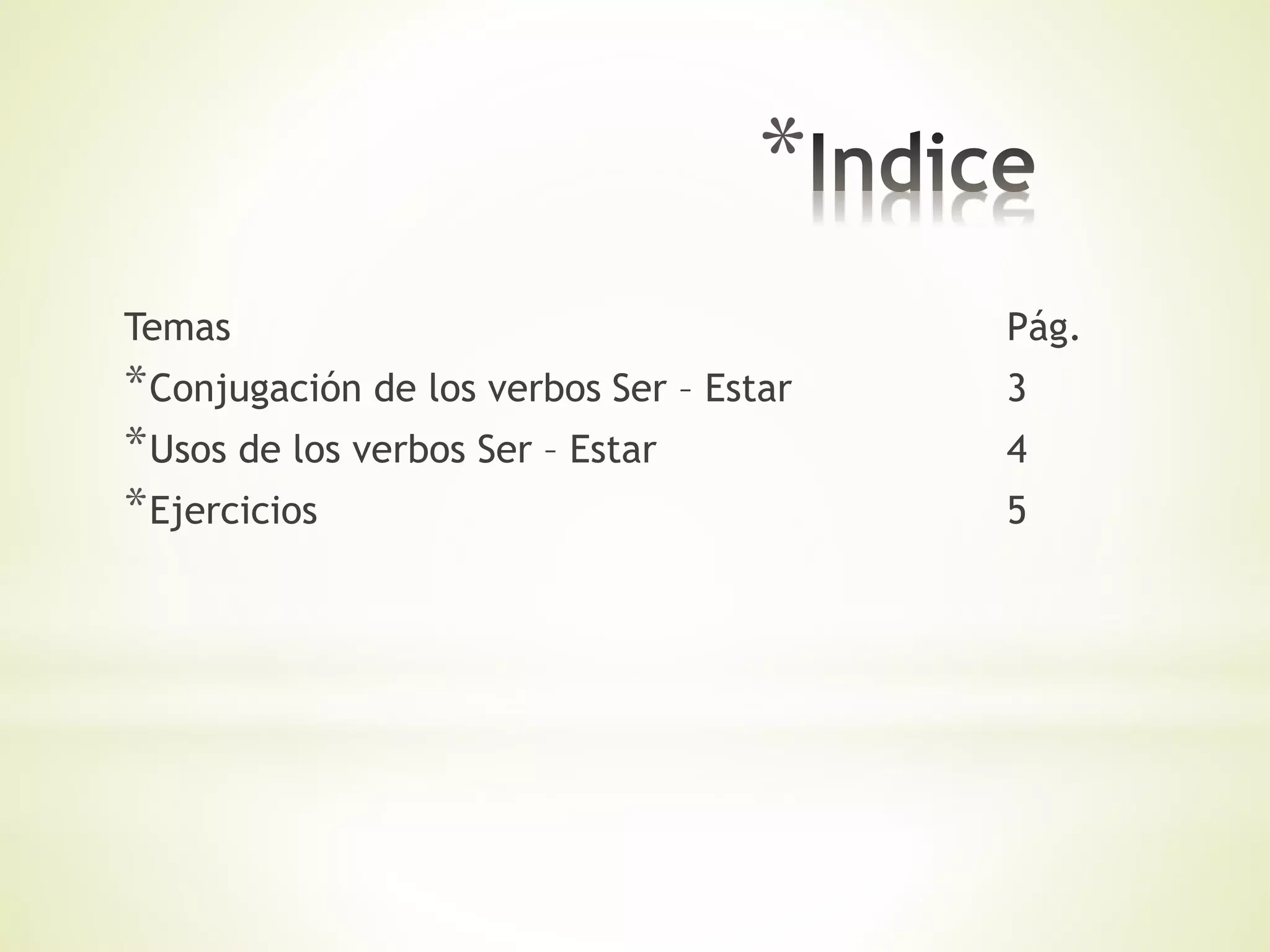 Presentación verbos ser y estar | PPTX