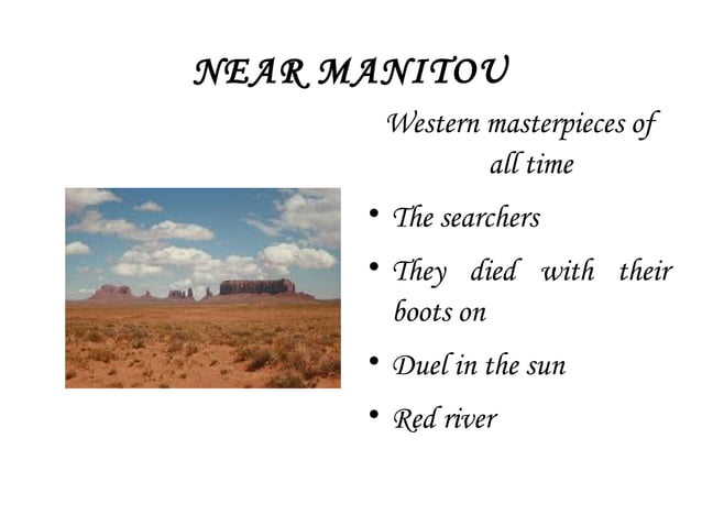 Presentación western | PPT