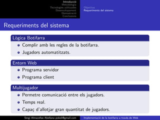 Butifarra Implementation on Node.js, WebSockets and HTML5 | PPT | Free Download