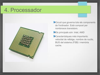 Components interns de l'ordenador | PPT