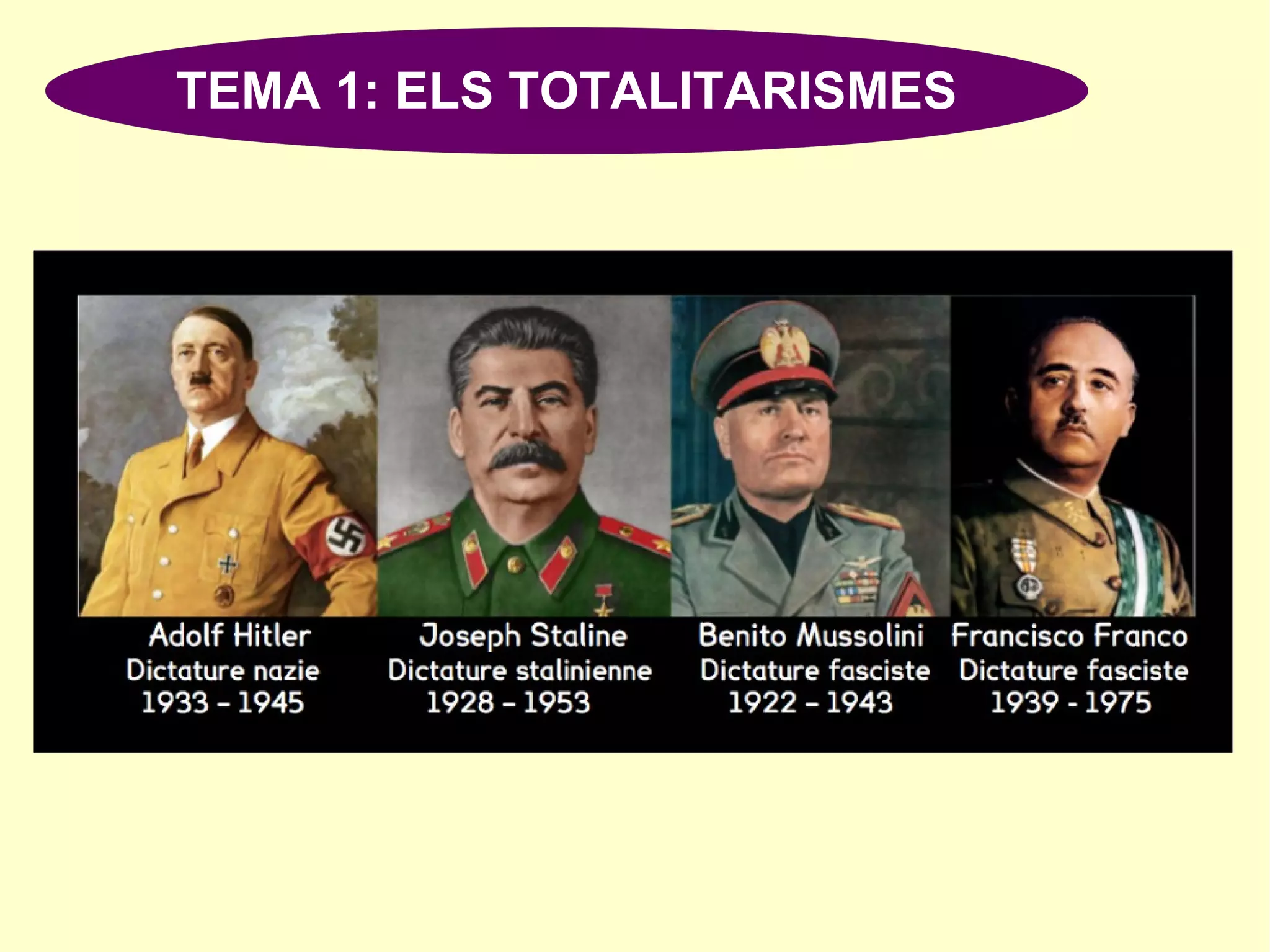 Els Totalitarismes | PPT
