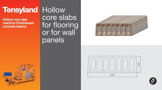 Hollow core slab machines - Concrete slabs & beams | PDF