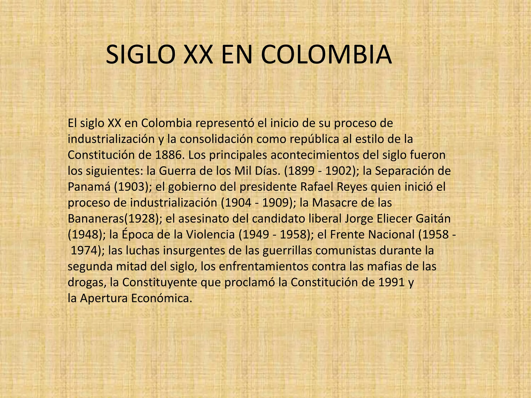 Presentacio0hn siglo xx y siglo xxi | PPTX