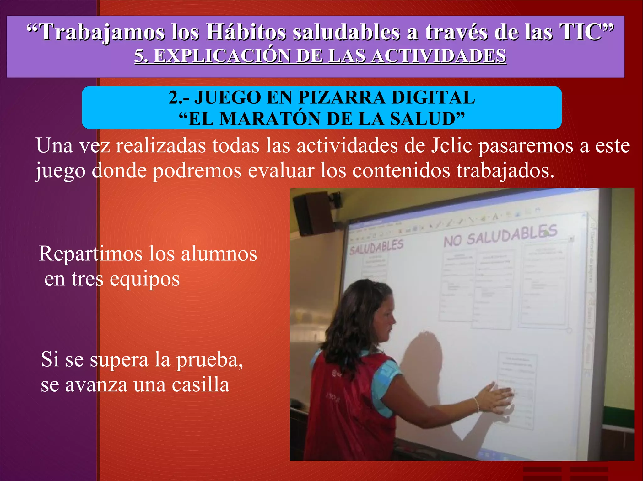Trabajamos los hábitos saludables a través de las TIC | ODP