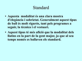 Presentació balls standard | ODP