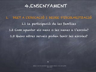 Tema 4: El sistema educatiu a Catalunya | PDF