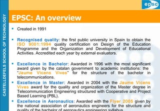 EPSC School Introduction | PPT | Professional School | Postgraduate ...