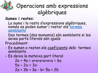 presentacio expressions algebràiques.ppt