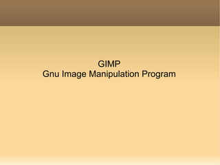 Presentacio gimp perspectiva historica | ODP | Photo Editing Software | Computer Software and ...