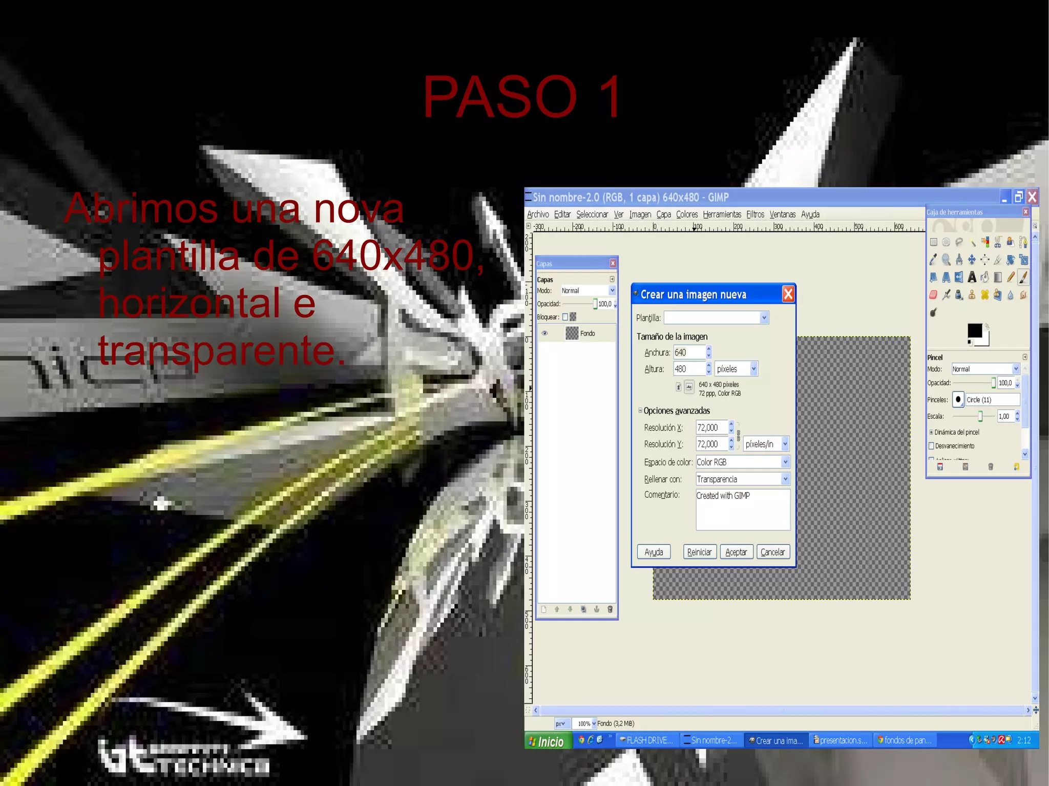 como hacer un graffiti con el Gimp | PPT