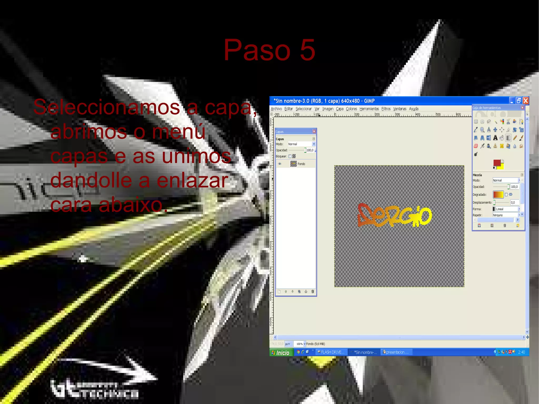 como hacer un graffiti con el Gimp | PPT