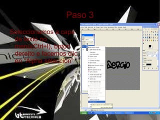 como hacer un graffiti con el Gimp | PPT