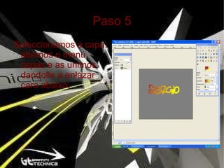 como hacer un graffiti con el Gimp | PPT