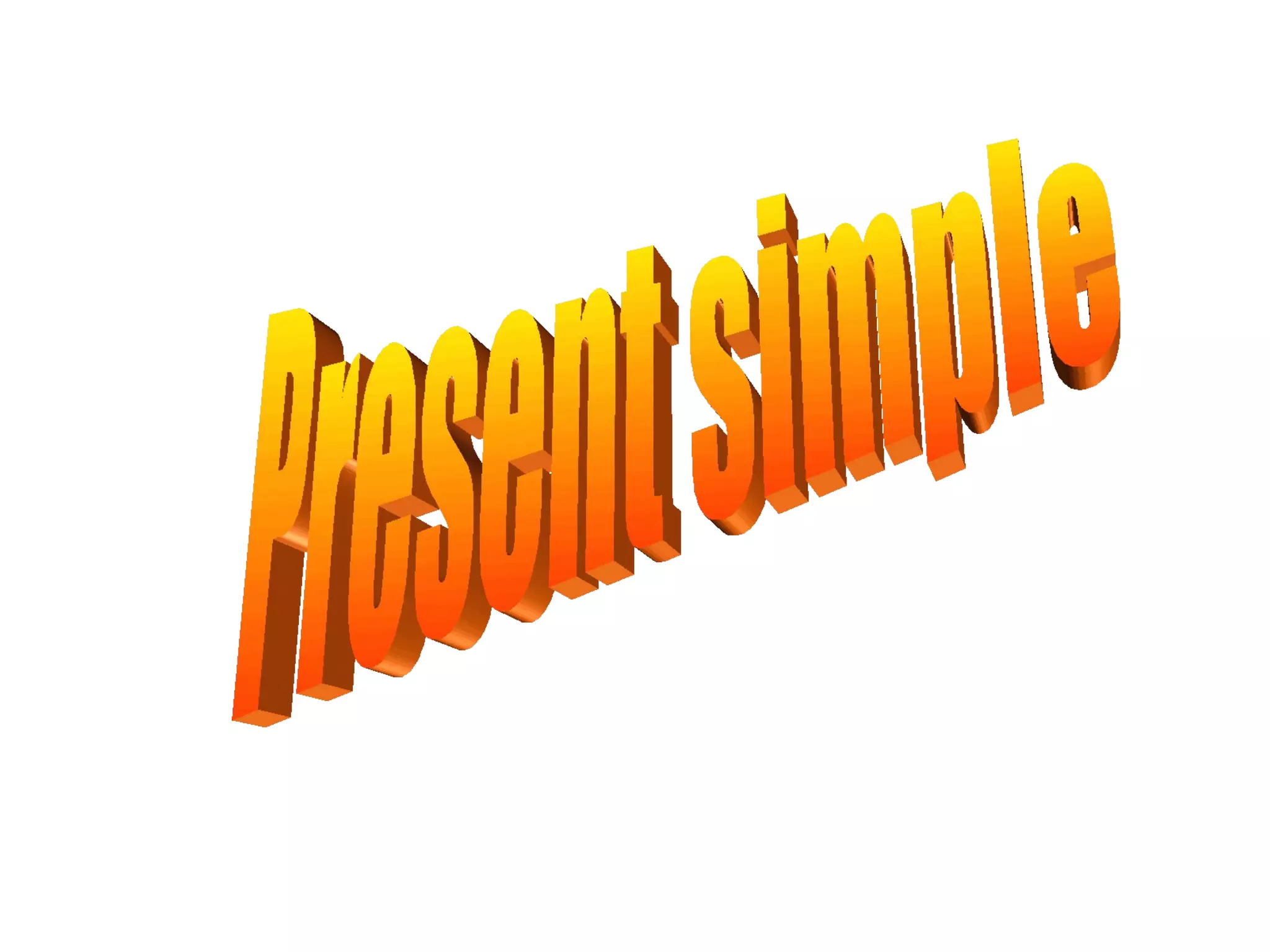 Present simple | PPT | Participant Sports | Fitness and Exercise