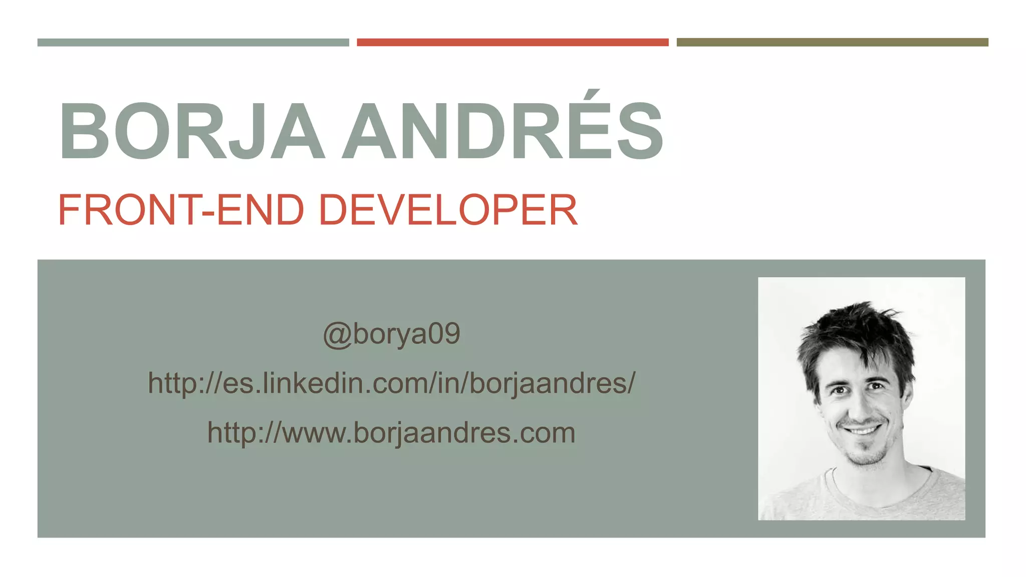 Introducción a AngularJS | PPT