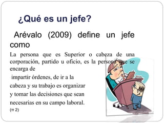 LOS TIPOS DE JEFES QUE EXISTEN DENTRO DE LAS EMPRESAS EN MÉXICO | PPTX