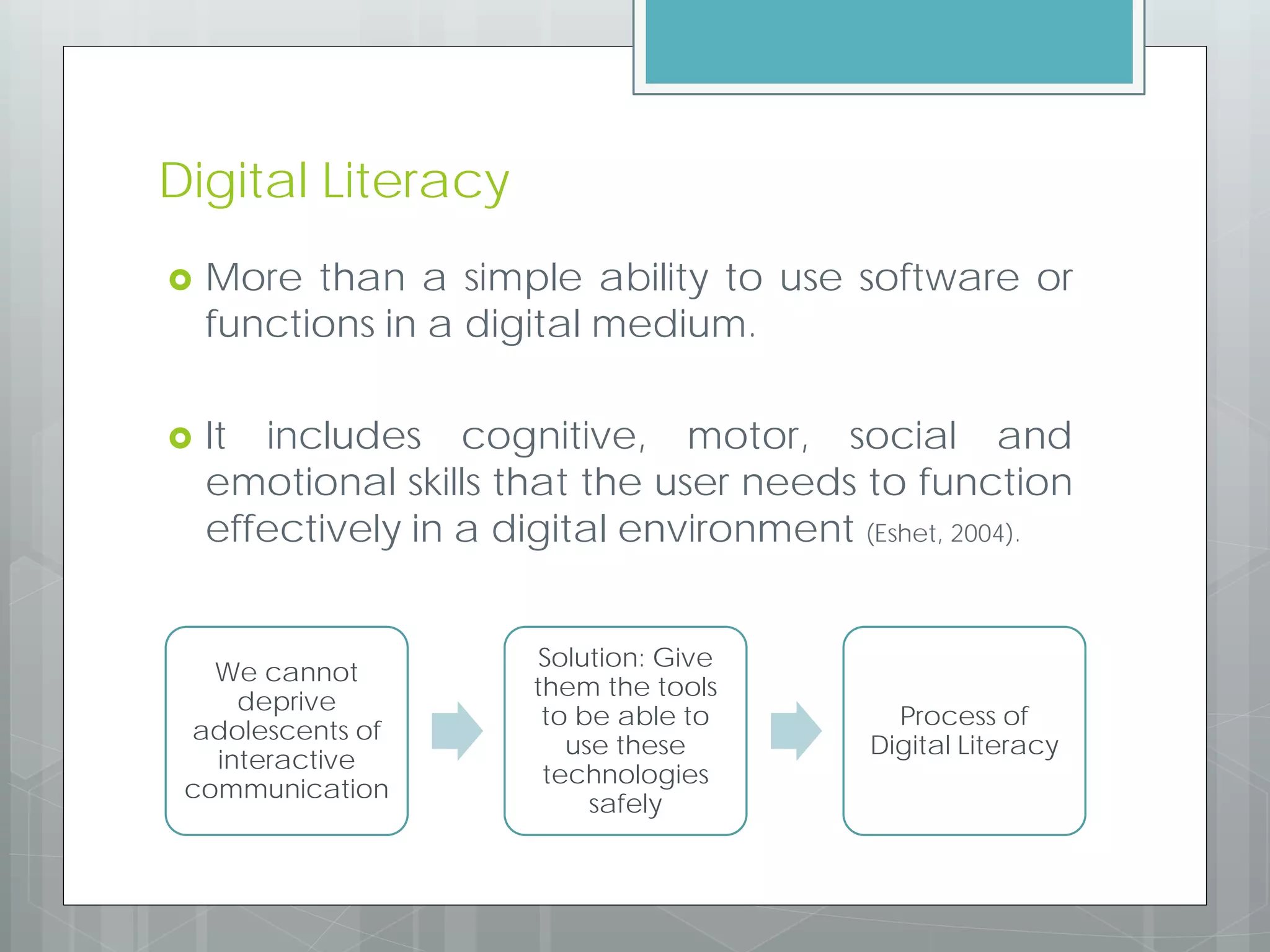 Risks of Interactive Communication. A Digital Literacy proposal | PPT