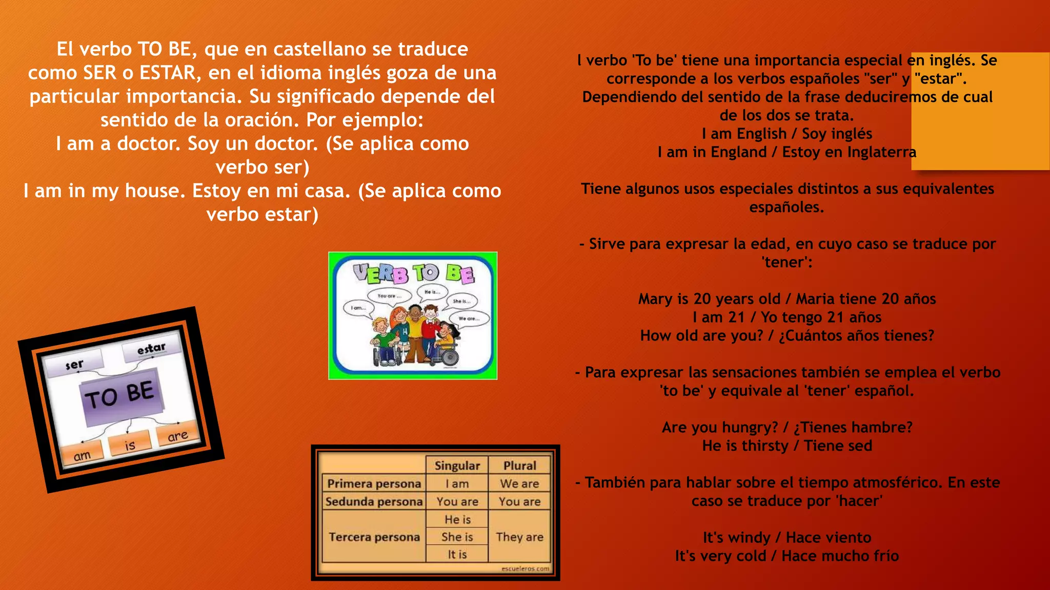 Presentacion VERB TO BE | PPTX