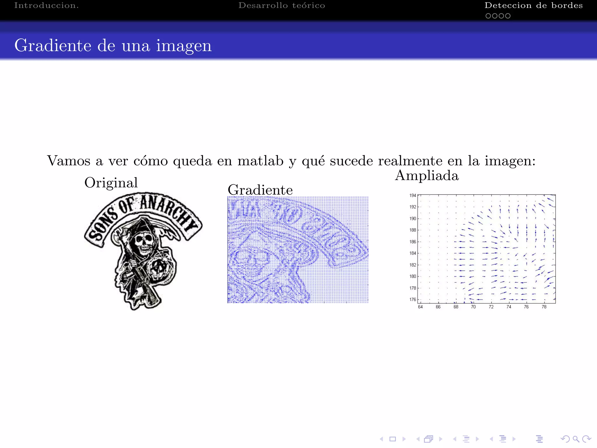 Detección de bordes de una imagen en Matlab | PPT