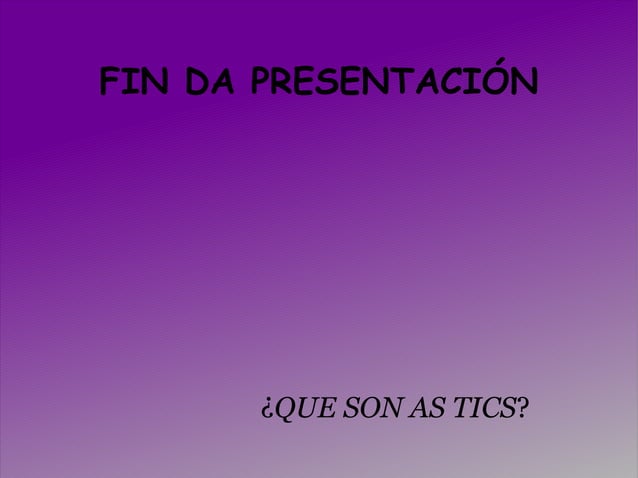 QUE SON AS TICS? | ODP