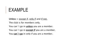 unless-aslong-as-provided | PPTX