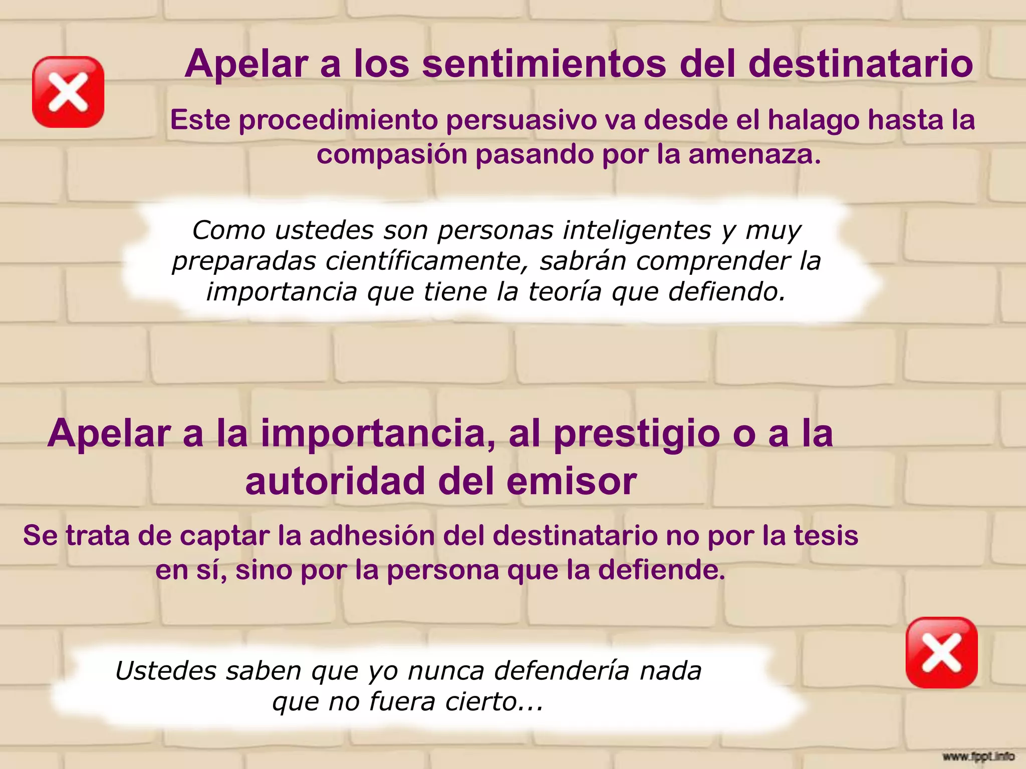 Presentacion argumentacion | PPSX